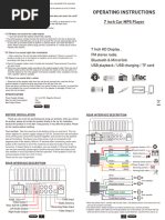 Car Android Player Operating Manual | PDF | Decibel | Electrical Connector