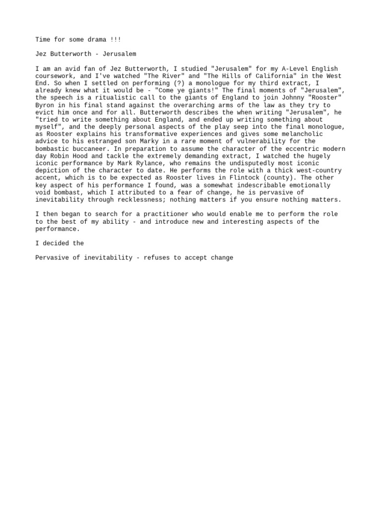 Time For Some Drama !!! | PDF