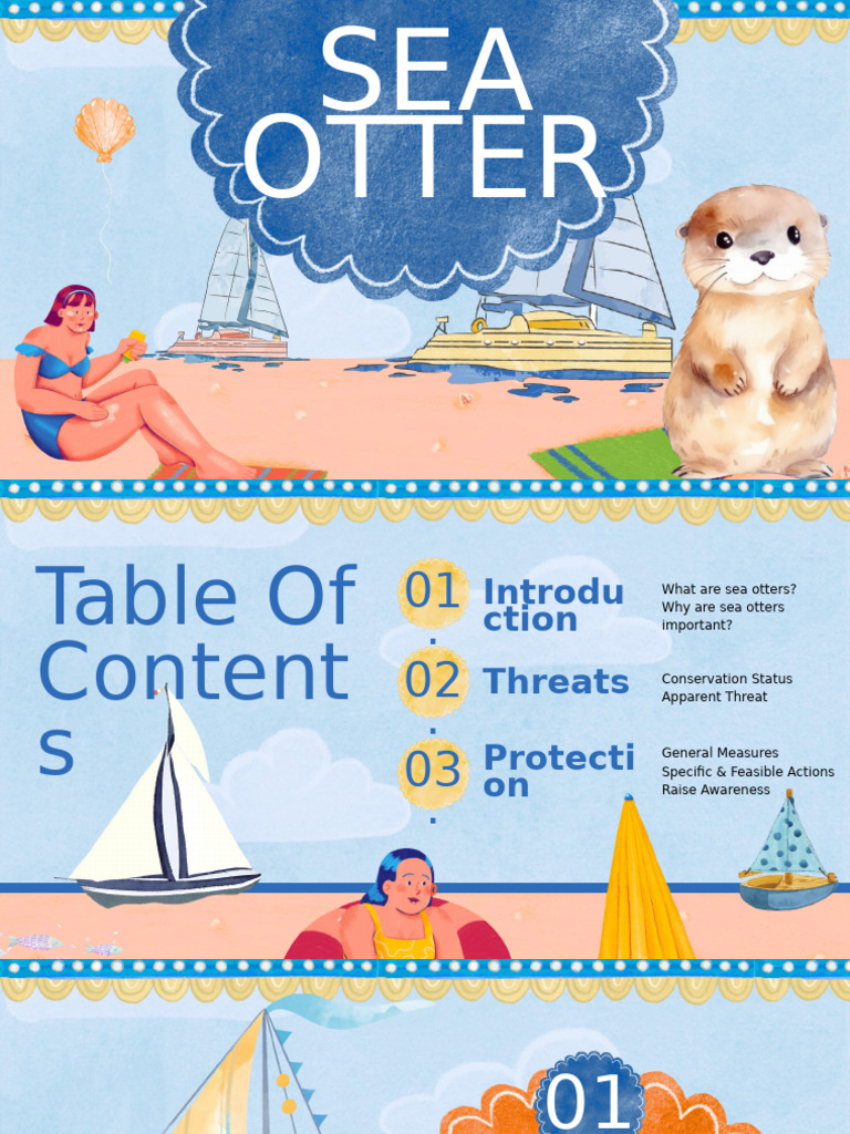 12 Physics - Slide Show - Sea Otter | PDF | Sea | Conservation Biology