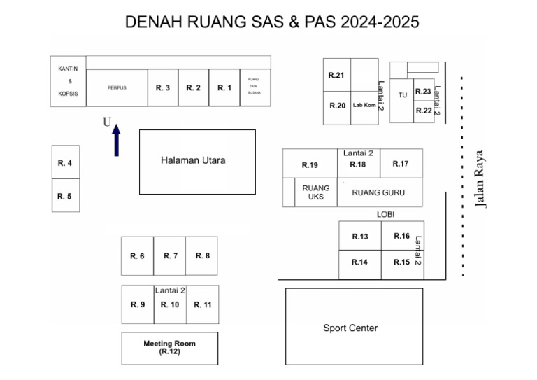 Denah Pas Sas 2024-2025 A4 | PDF