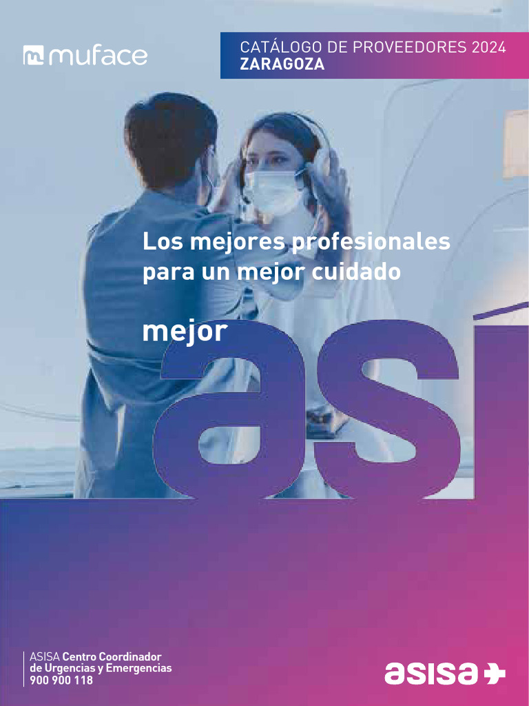 Catálogo Proveedores ASISA Zaragoza 2024 | PDF | Hospital | Cuidado de ...