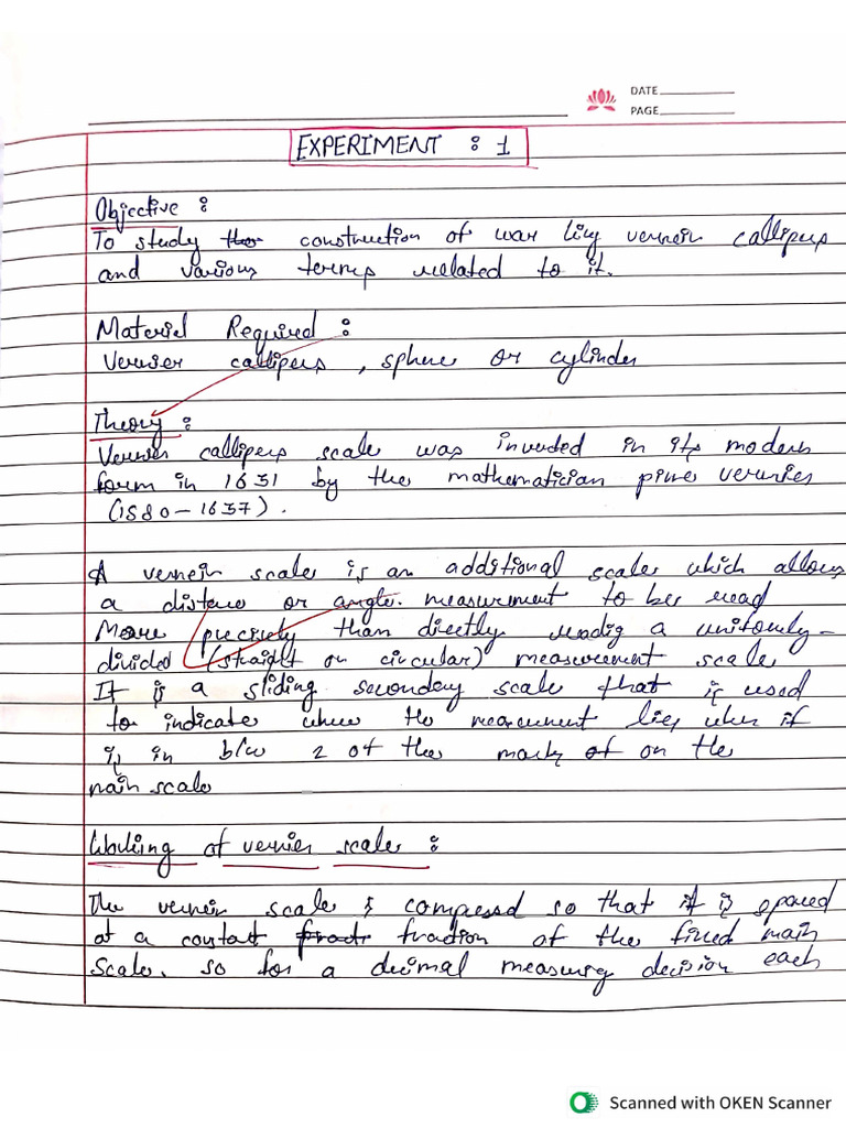 11th Physics Practical File | PDF