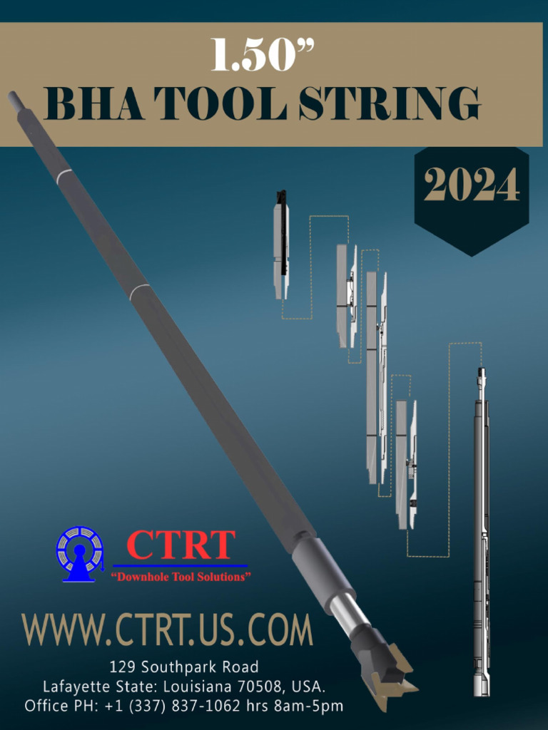 1.50 - Bha Tools String - 1 | PDF | Pipe (Fluid Conveyance) | Electric ...