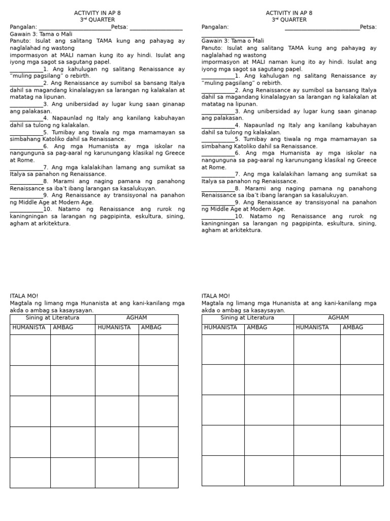 Activity 1-Ap8 Q3 | PDF