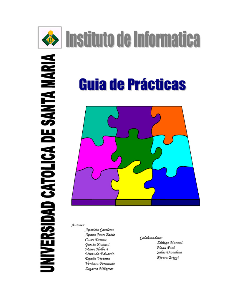 Guia de Practicas de Informatica Basica | PDF | Hardware de la computadora | Ventana (informática)