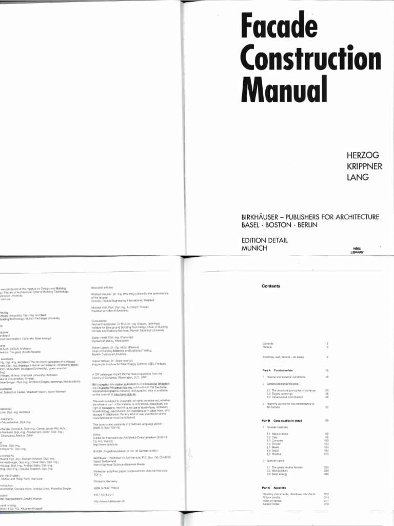 Facade Construction Manual 2h2g0dz | PDF