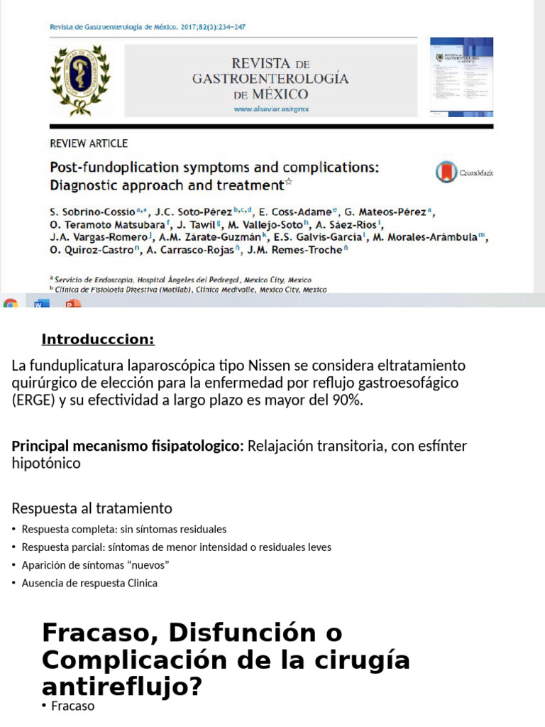 Actualizacion ERGE | PDF | La enfermedad por reflujo gastroesofágico | Gastroenterología