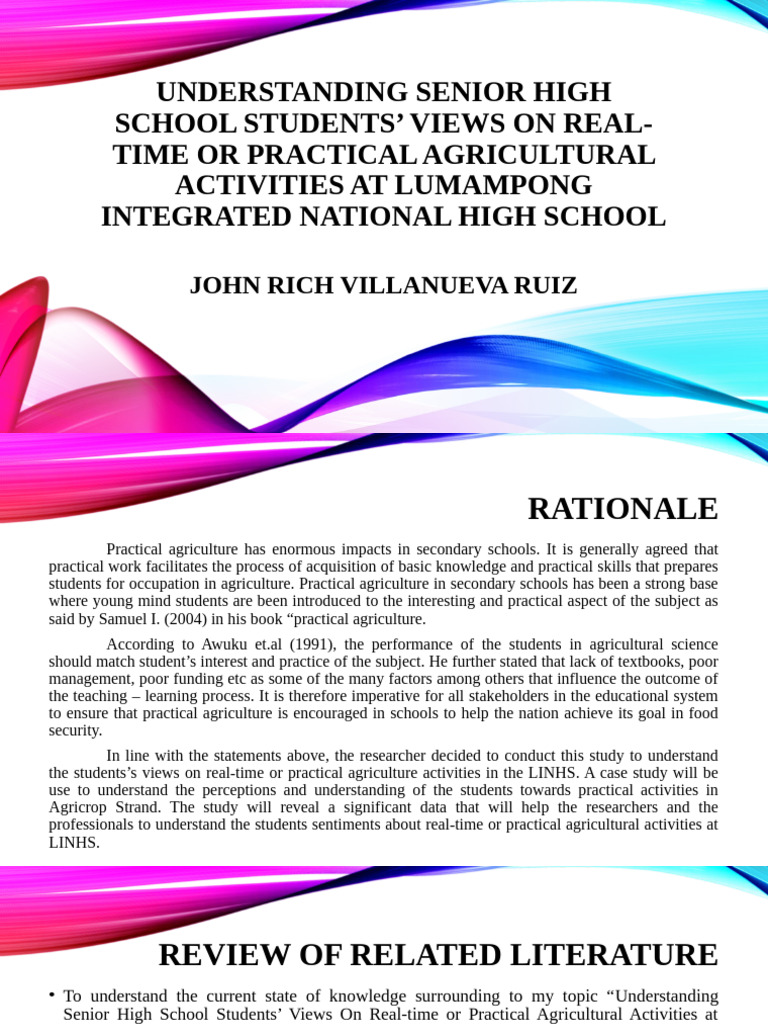 Understanding Senior High School Students' Views On Real-Time or ...