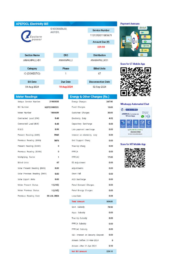 113131D011005671 Ebill | PDF