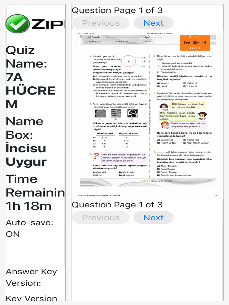ZipGrade Student Answer Sheet Form 2 | PDF