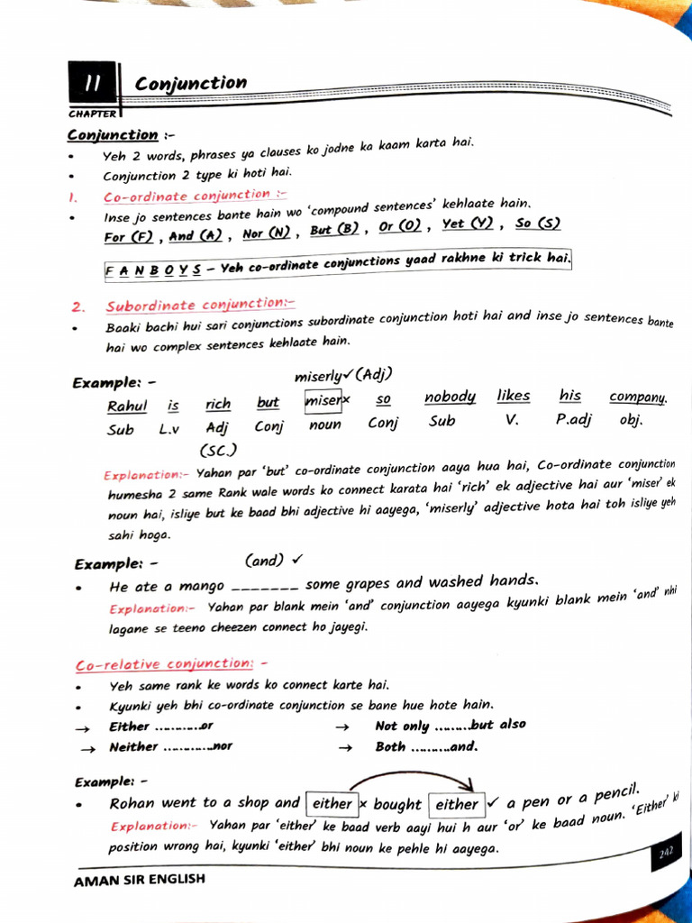 11 Conjunction | PDF | Linguistic Morphology | Syntactic Relationships