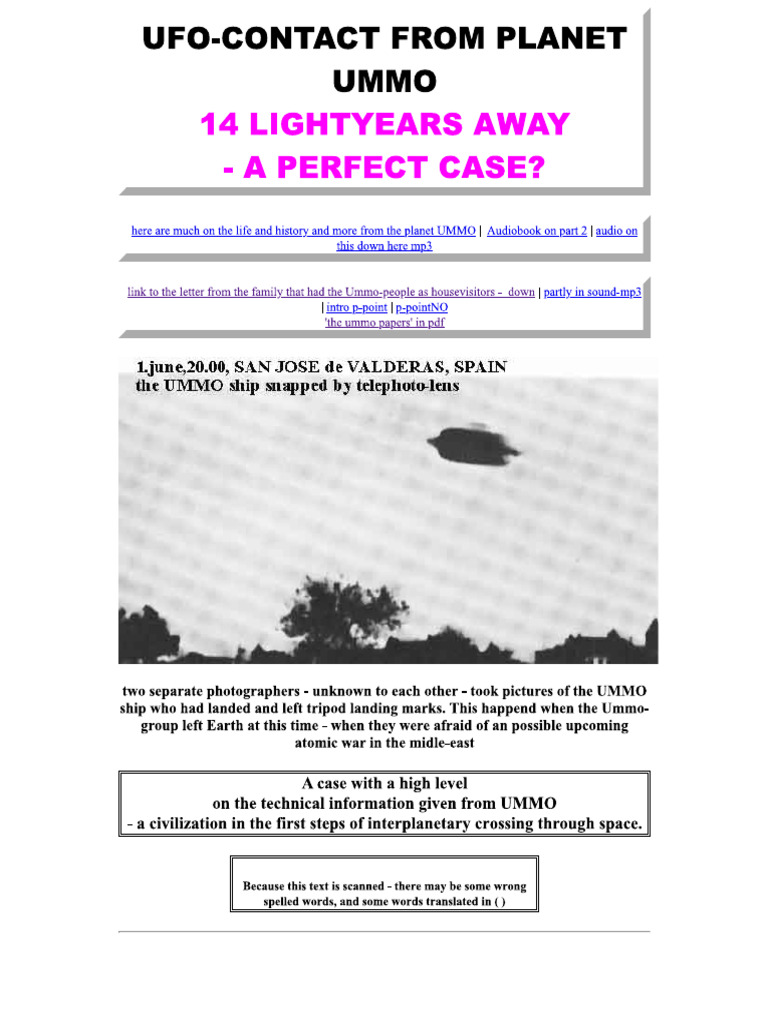 Ummo Sleepover | PDF