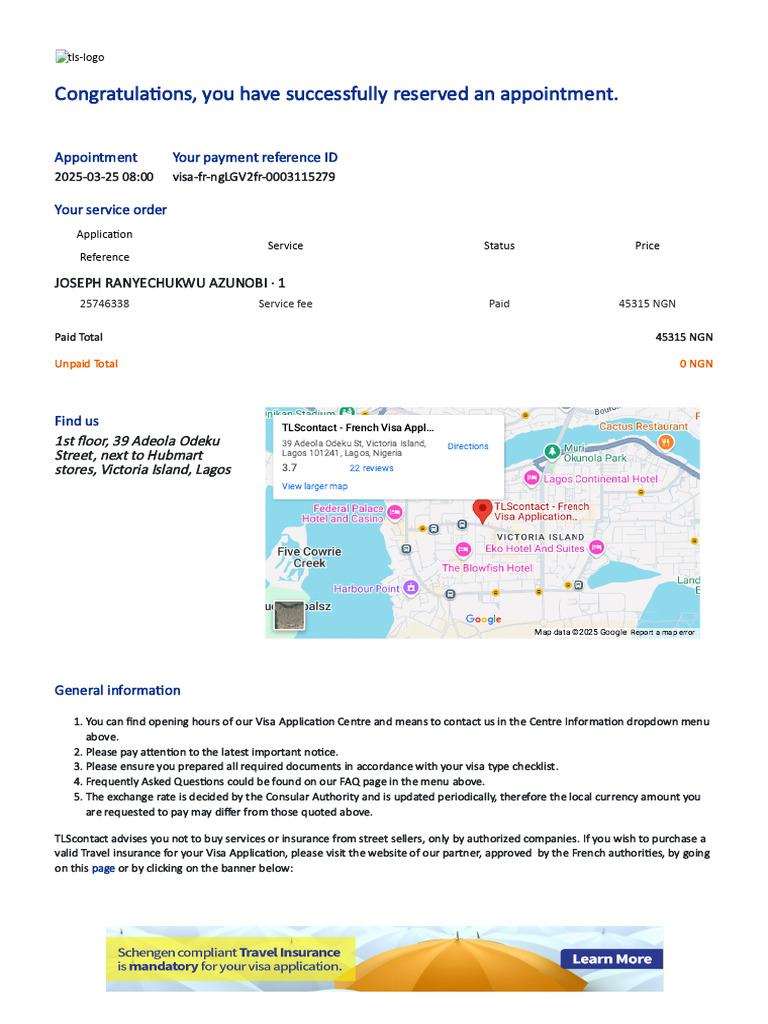Appointment Form | PDF