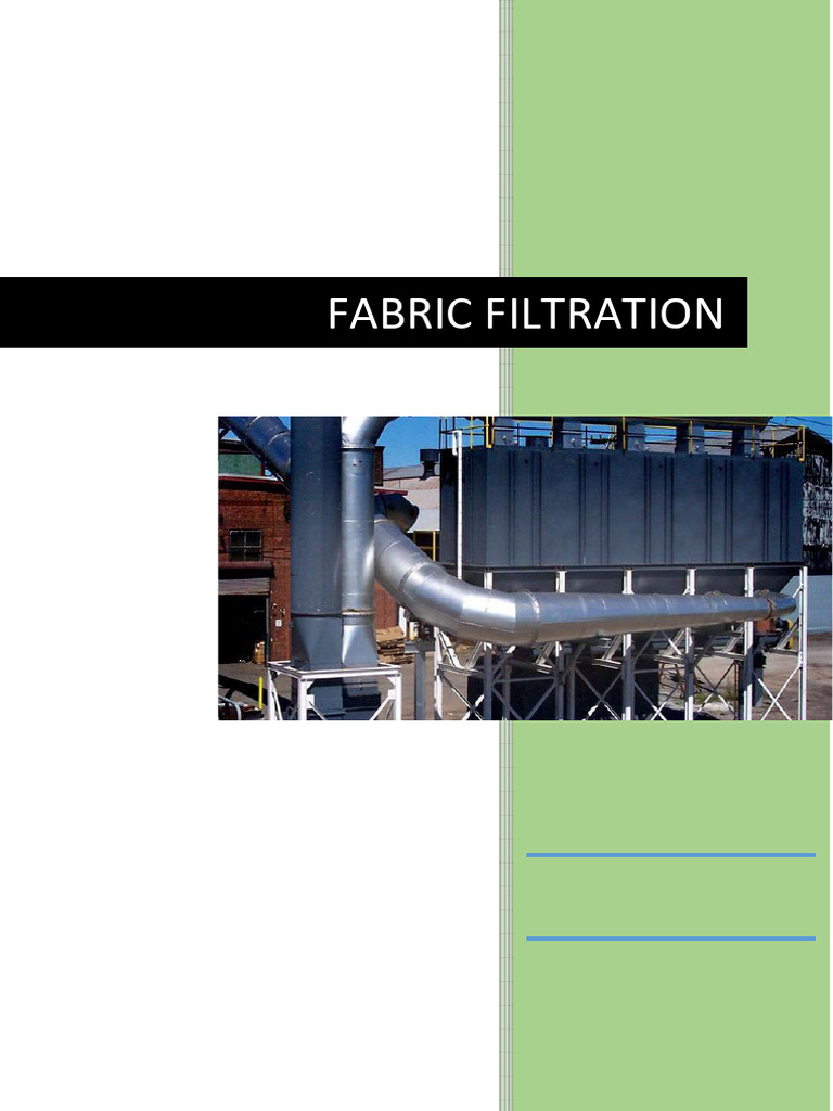 Fabric Filtration[1] | PDF | Filtration | Porosity
