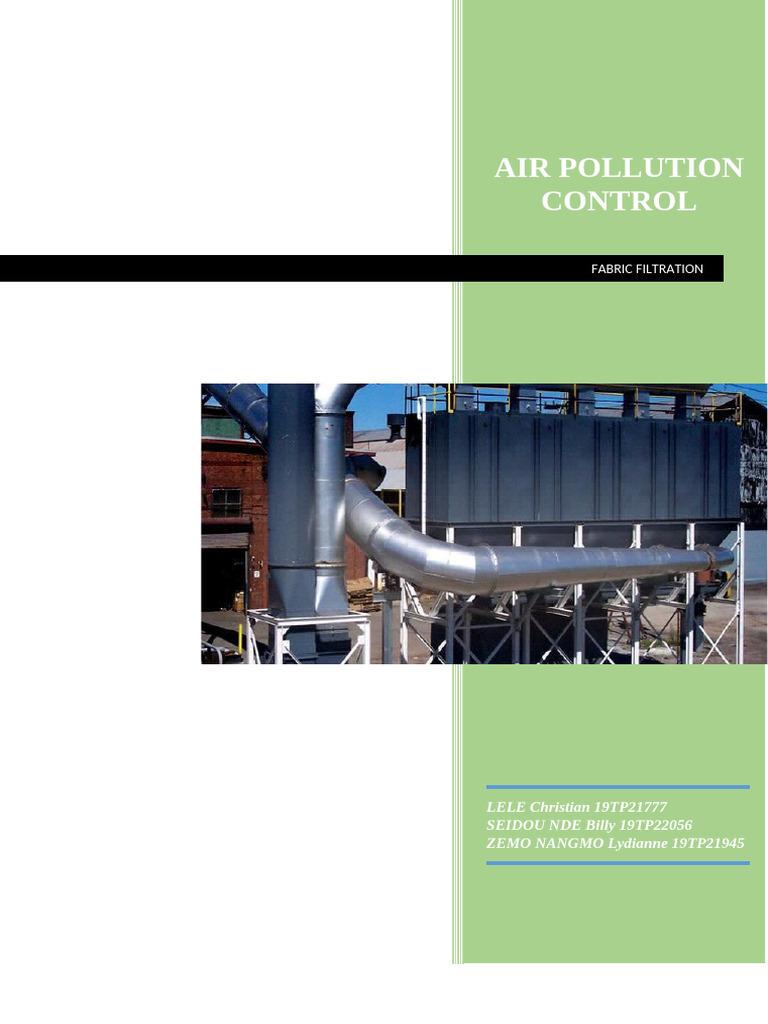 Fabric Filtration for Air Pollution Control | PDF | Filtration