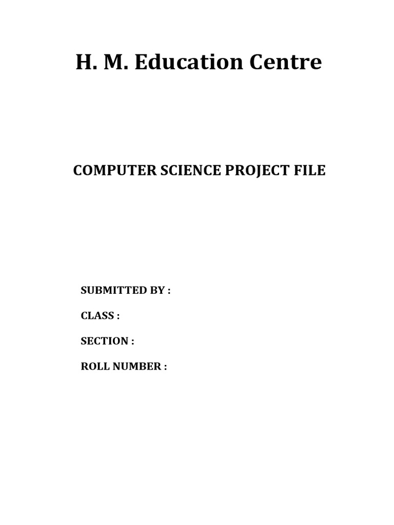 Class XI CS Practical File 2024-25 Compressed | PDF | Software Engineering | Computer Programming