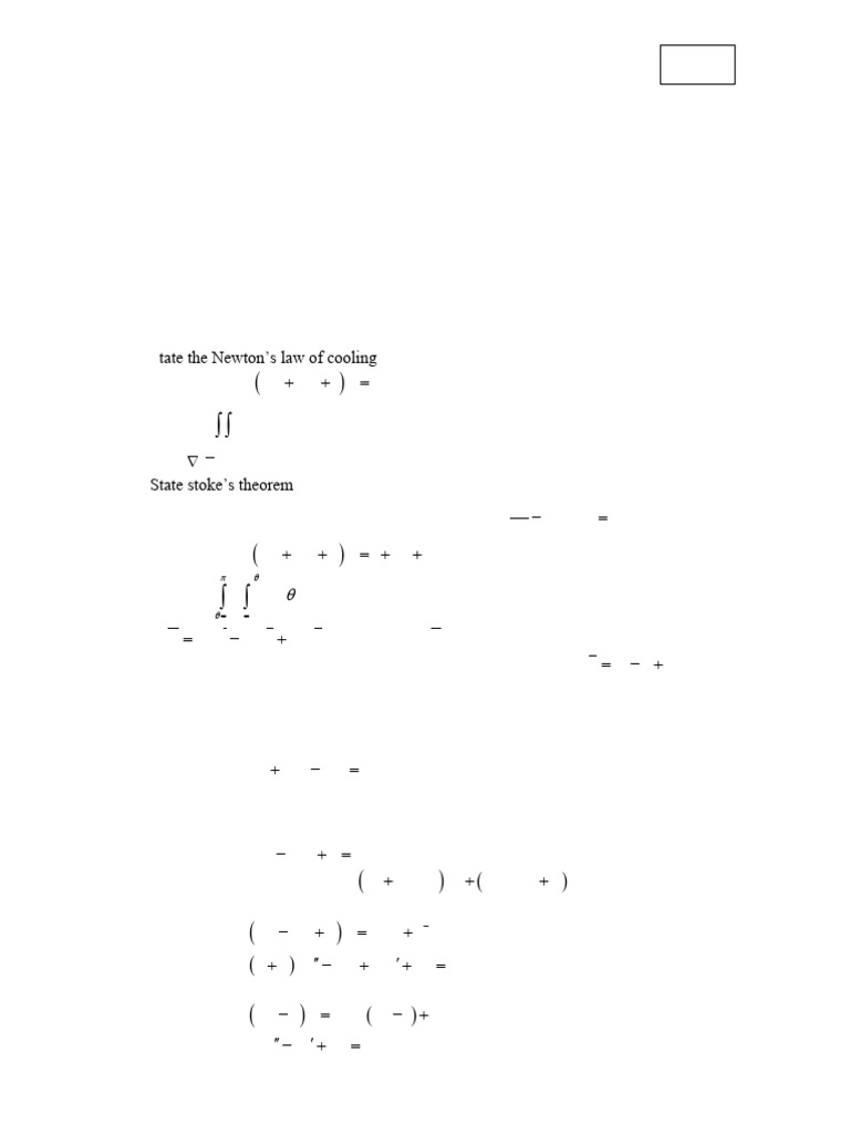 devc QP | PDF | Divergence | Physics