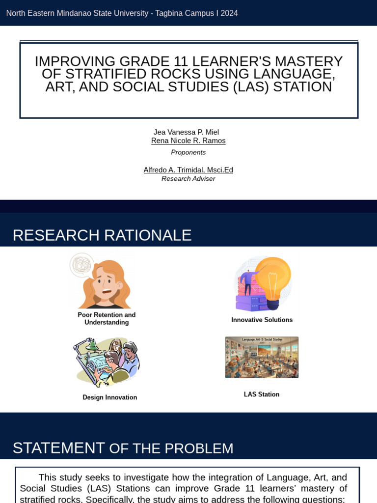Green and Cream Simple Thesis Defense Presentation | PDF | Science | Inquiry Based Learning