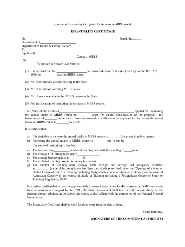 MBBS Seat Increase Approval | PDF | Health Care | Educational Stages