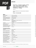 3-Phase Control Relay RM22TR33 Specifications | PDF | Relay ...