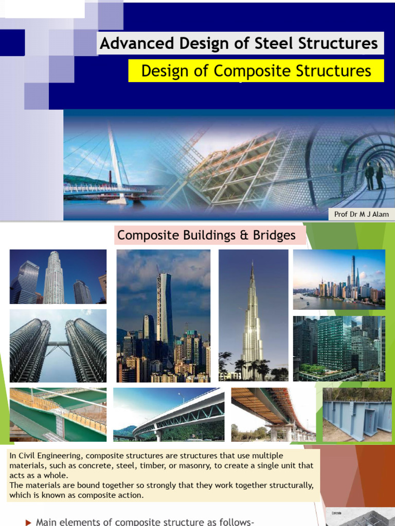 Advanced Steel Structures - Lecture-2-Composite Structure-Updated | PDF ...