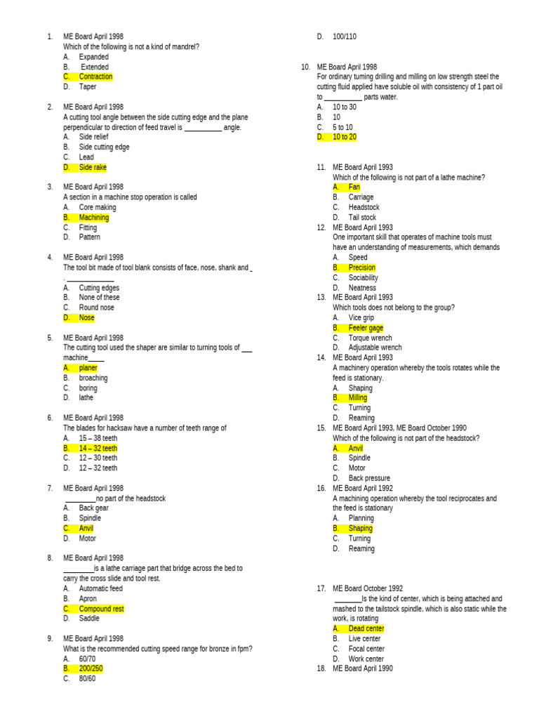 123 Duaso Set 3 | PDF | Grinding (Abrasive Cutting) | Industrial Processes