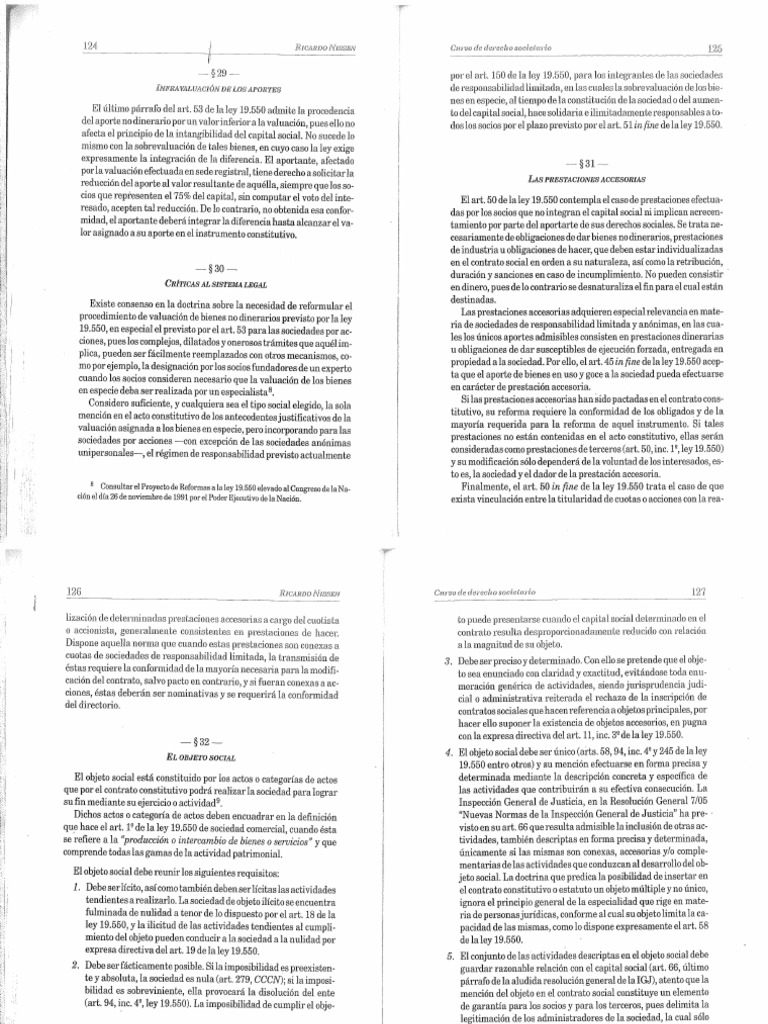 Curso de Derecho Societario Nissen Ocred-061-090 | PDF | Sociedad de responsabilidad limitada ...