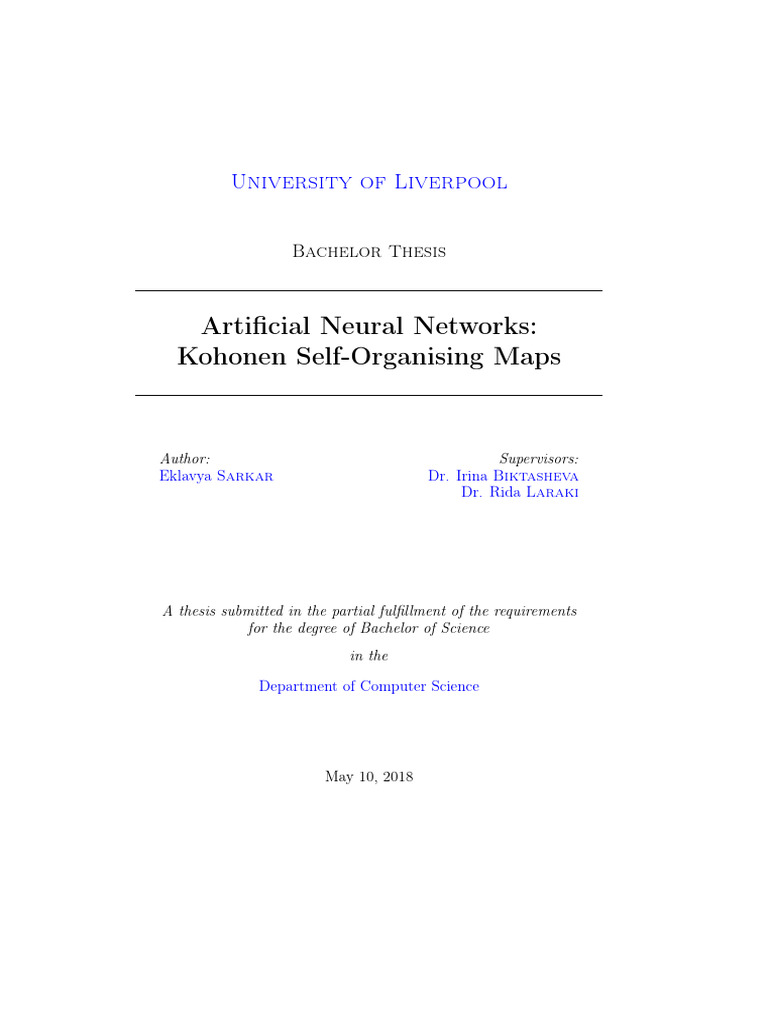 Kohon en Thesis | PDF | Computing | Computer Programming