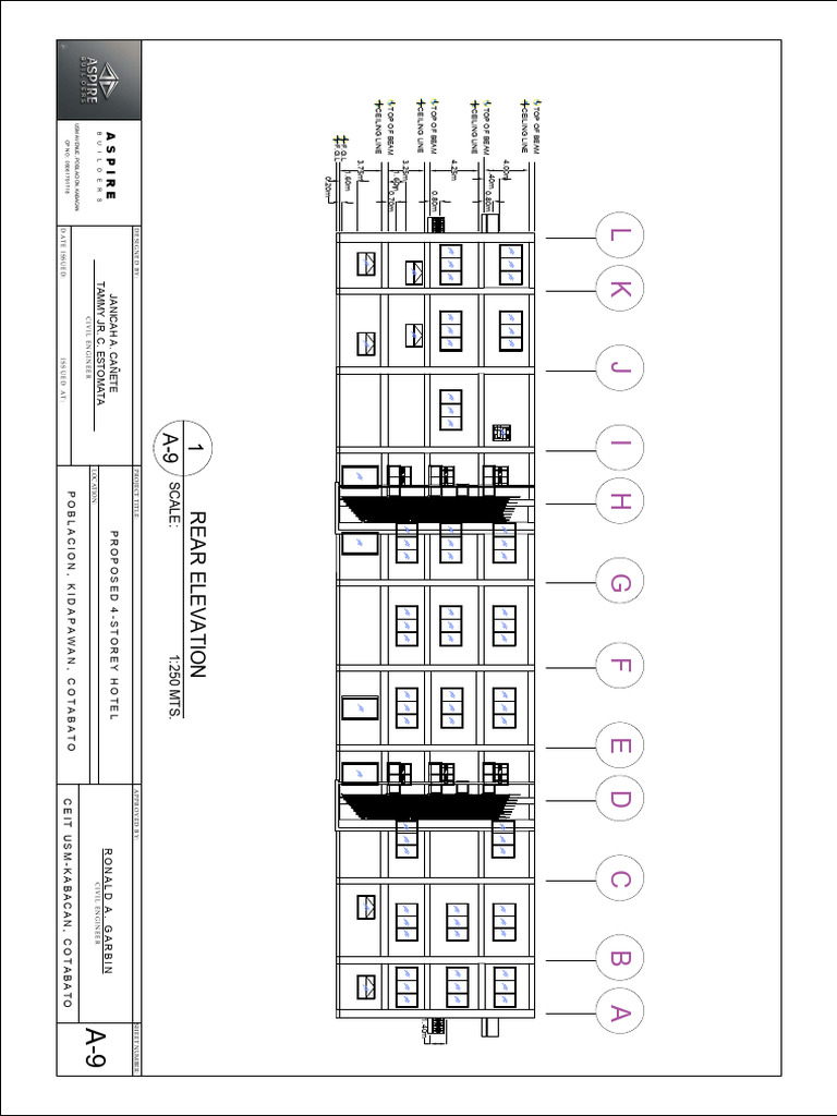 Proposed 4-Storey Hotel Plans | PDF