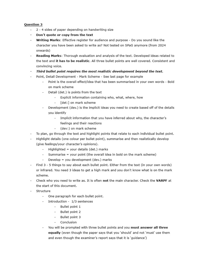 CIE iGCSE First Language English 0500 Exam Notes - Docx-1 (1) - Removed ...
