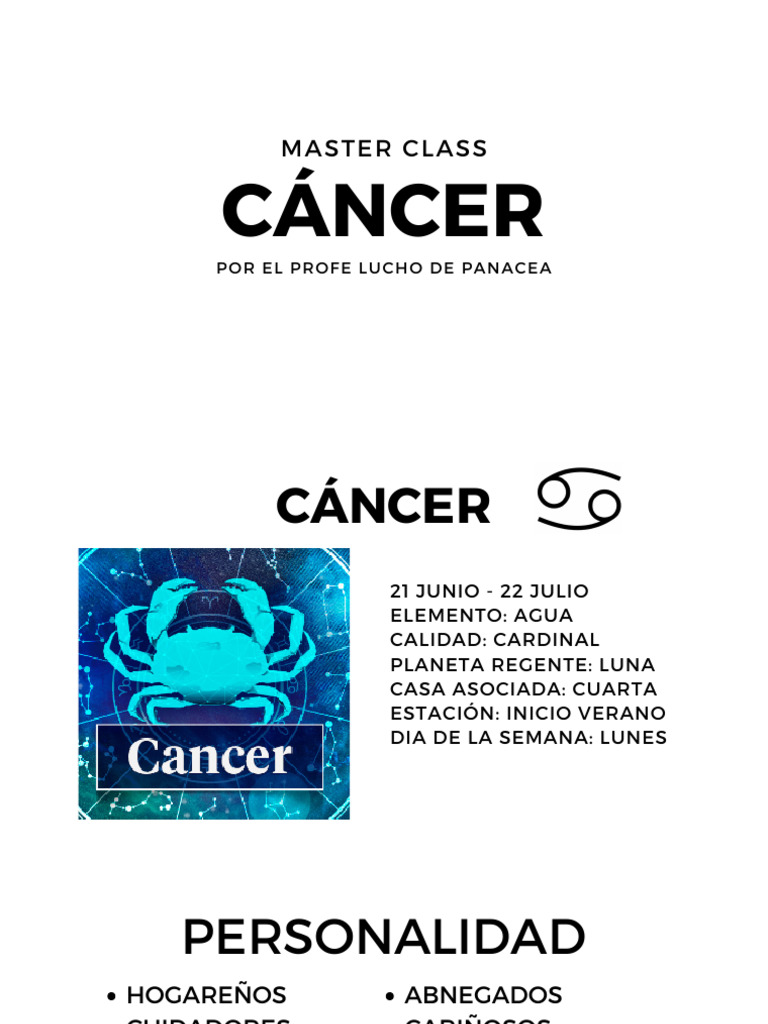 Signos Cáncer | PDF
