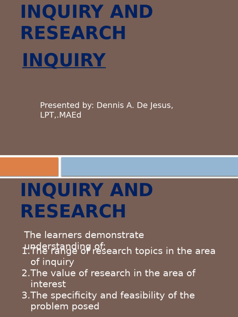 Lesson 1 Practical Research | PDF