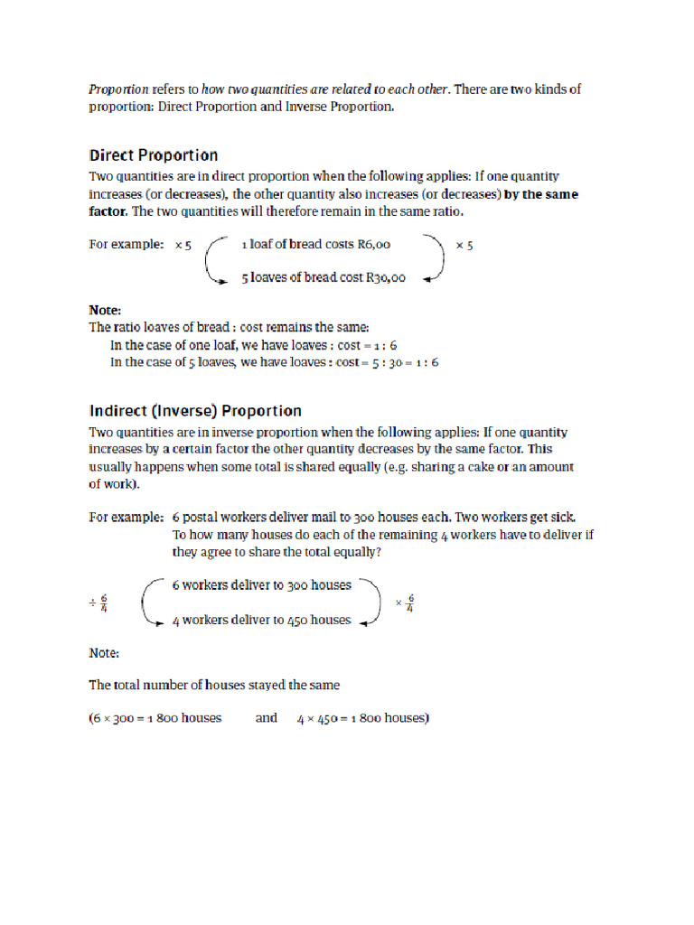 Notes Proportion 06022025 | PDF
