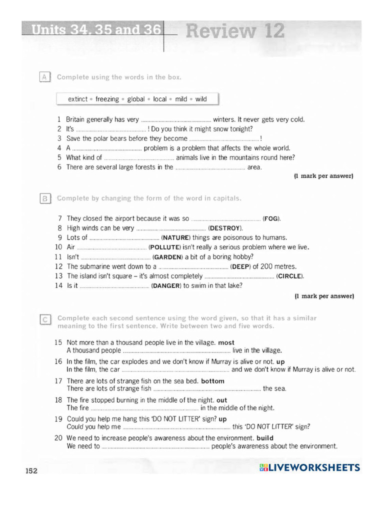 Worksheet 1997871 | PDF