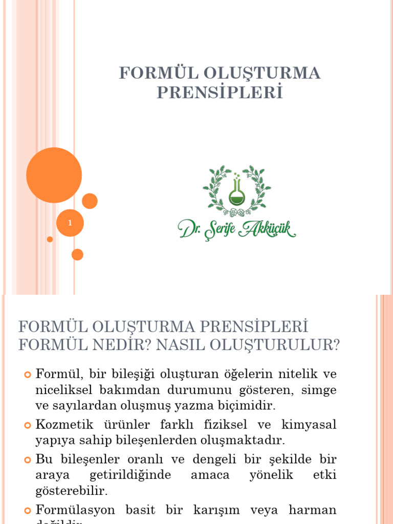 b8d2.-formul-olusturma-prensipleri- (1) | PDF