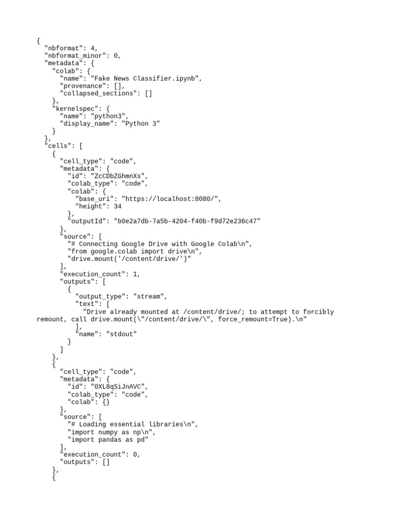 Fake News Classifier - Ipynb 2 | PDF | Information Retrieval | Data