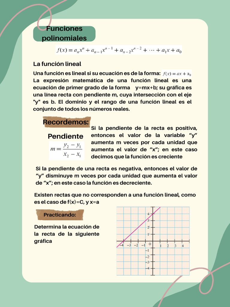 La Función Lineal | PDF