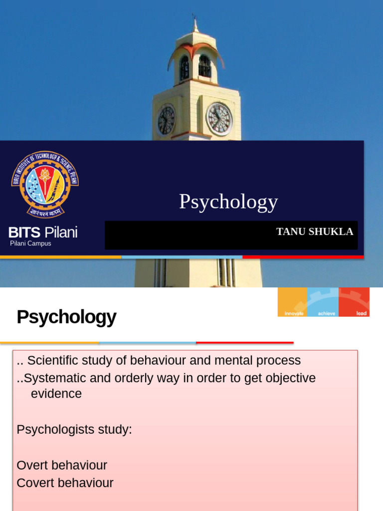I.P. 1 | PDF | Psychology | Mind