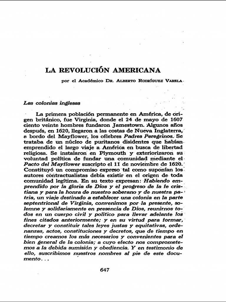 08 - La Revolucion Americana - 12 P | PDF