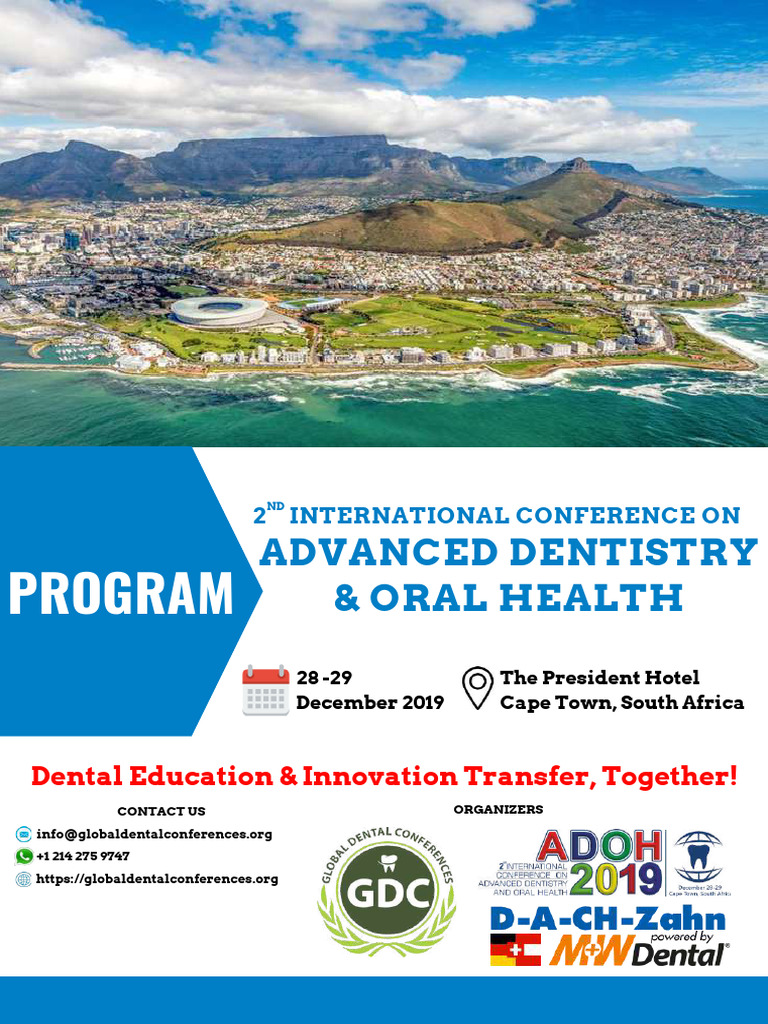 ADOH 2019 - Scientific Program | PDF | Dentistry | Dental Implant