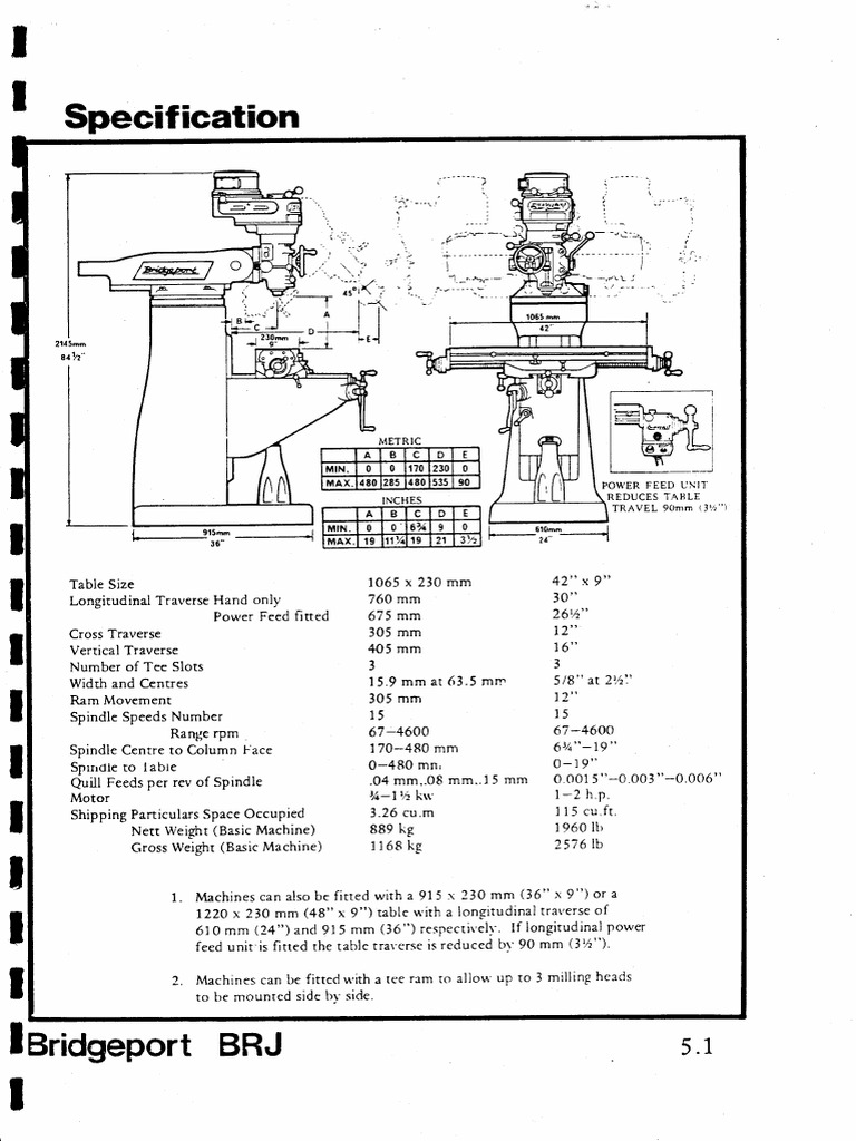 Bridgeport Manual | PDF