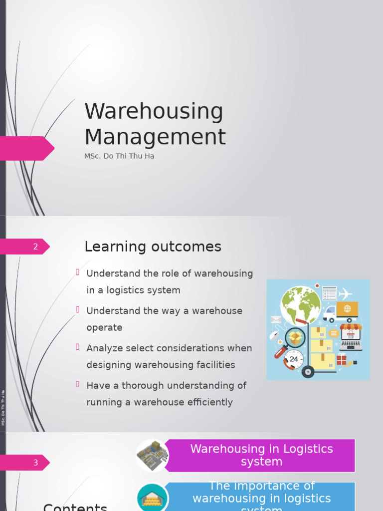 Chapter 10 - Warehousing Management - Days 8 9 | PDF | Warehouse ...