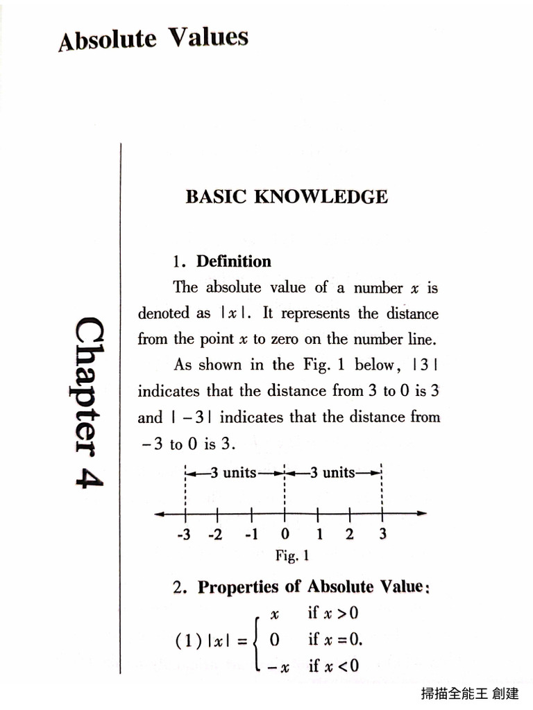 H Absolute Values | PDF