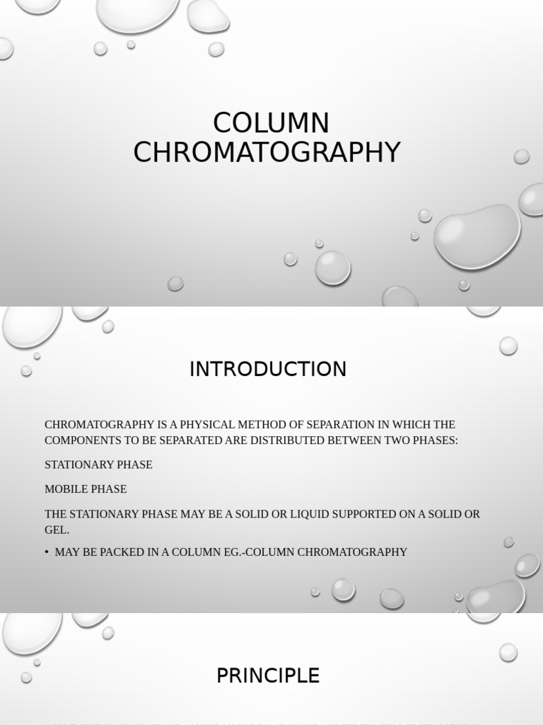 Column Chromatography | PDF