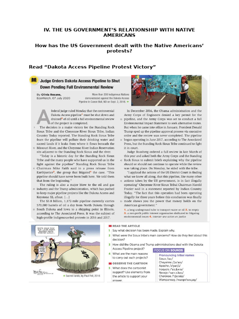 US-Native American Relations Analysis | PDF