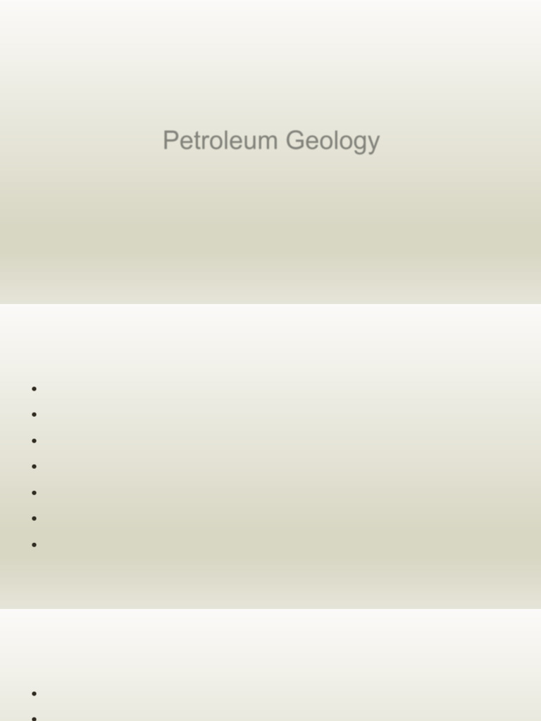 Petroleum Geology Lecture Notes | PDF | Sedimentary Basin | Petroleum ...