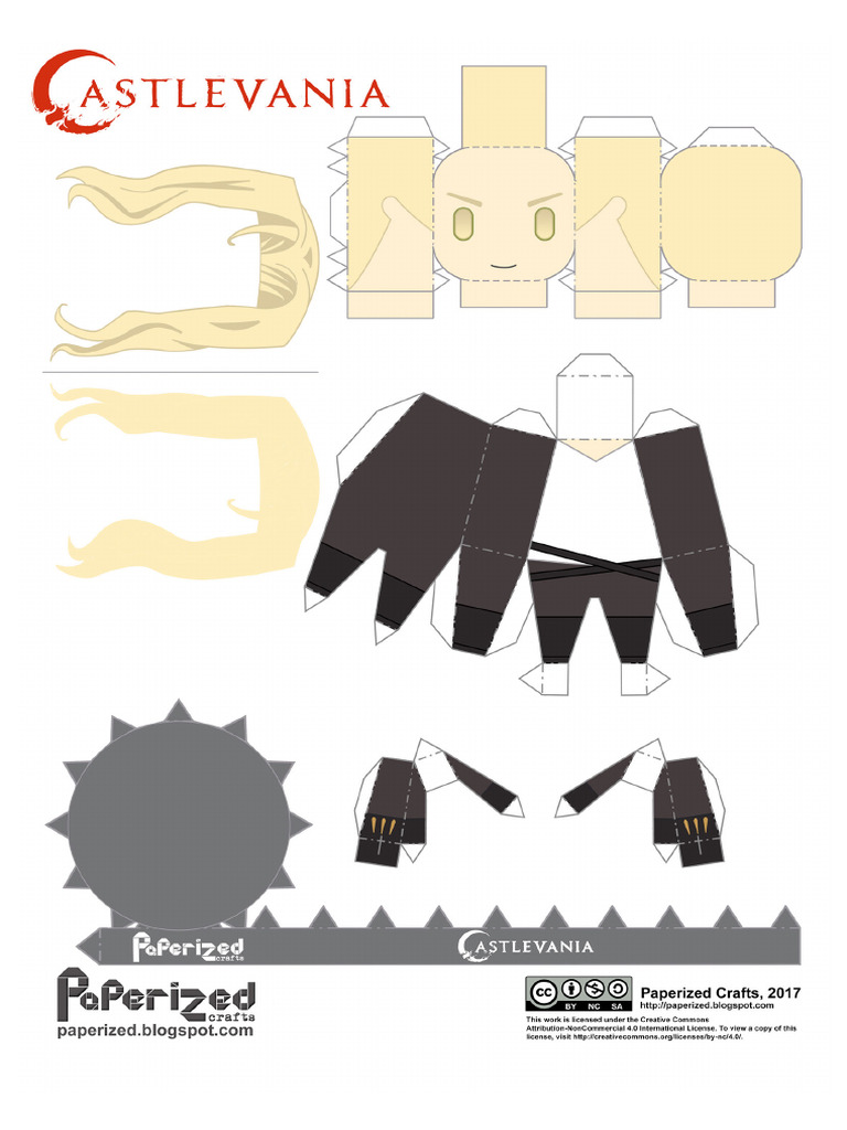Castlevania Alucard Papercraft | PDF