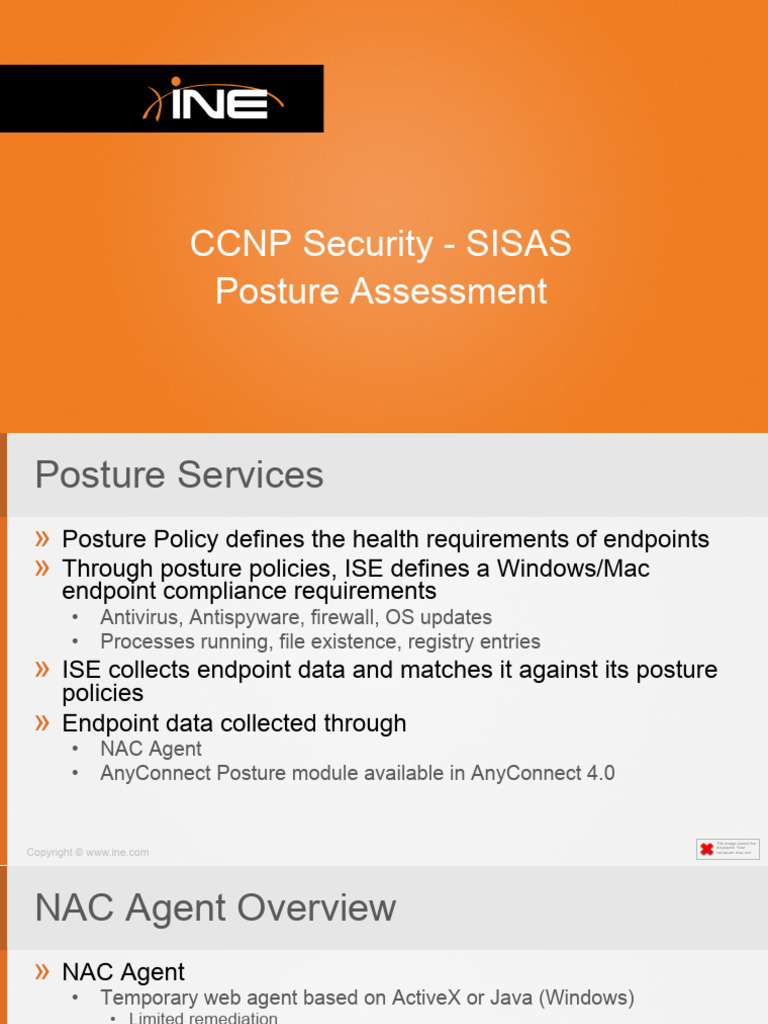Cisco ISE Posture Assessment Overview | PDF | Transmission Control ...