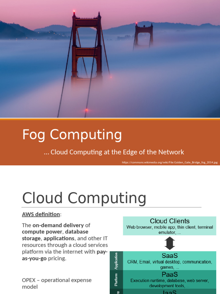 Fog Computing | PDF | Cloud Computing | Computer Network