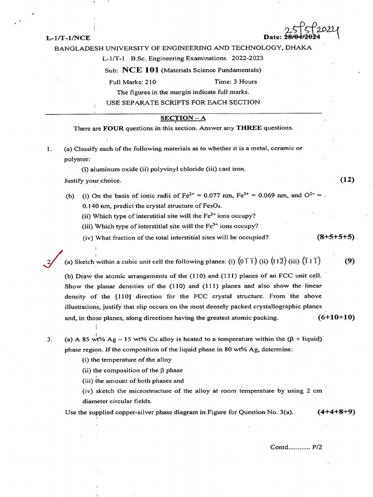 NCE 22-23 TF Solve 2317022 | PDF | Yield (Engineering) | Strength Of ...